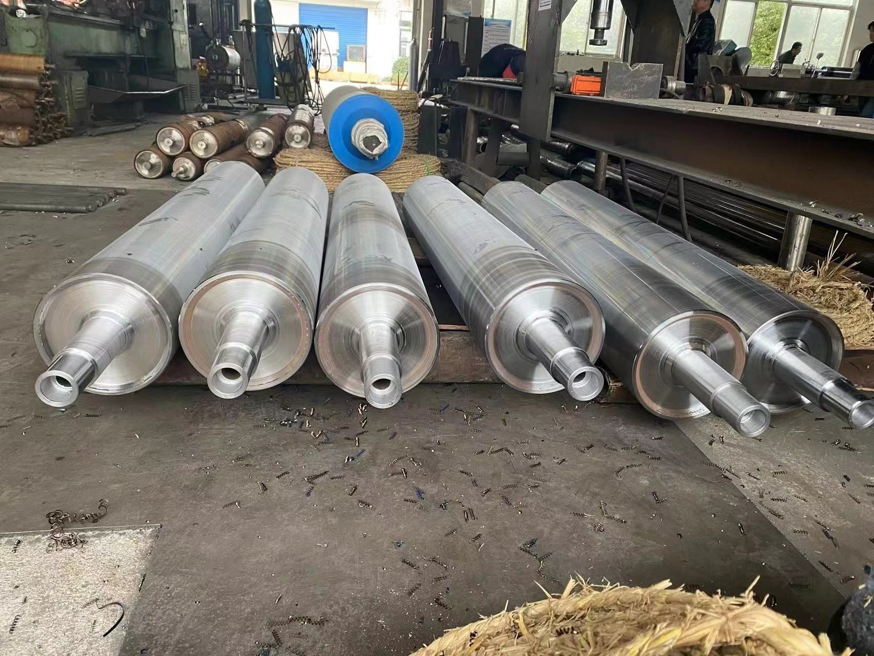 Packaging Machine Parts Convenient Installation Of Power Steel Rollers ...